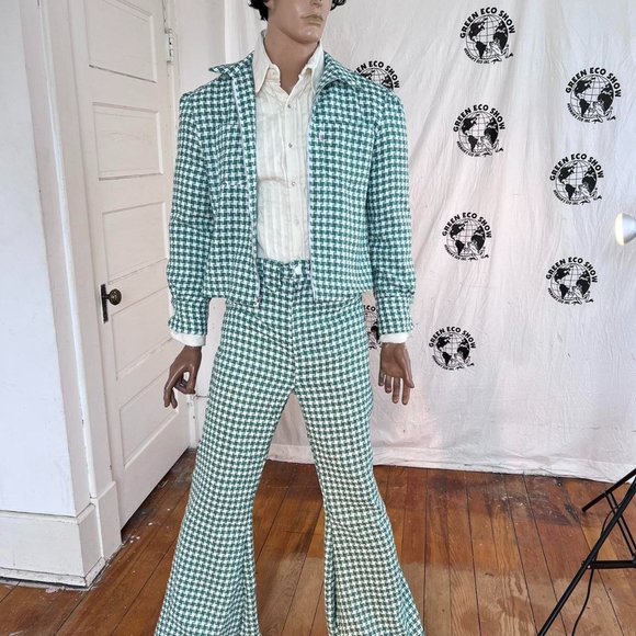 Anna Herman | Suits & Blazers | Green Check Western Suit By Anna Herman ...